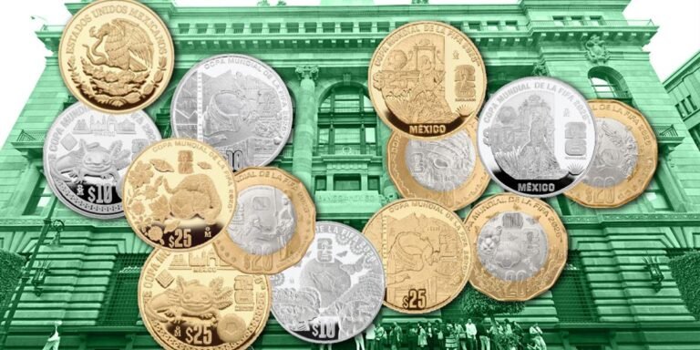 Banxico unveils 12 World Cup 2026 coins with iconic designs