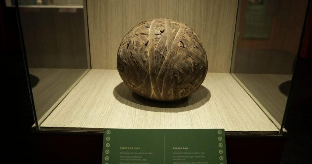 Olmec Rubber Ball From El Manatí Star Attraction at New Teotihuacan Museum